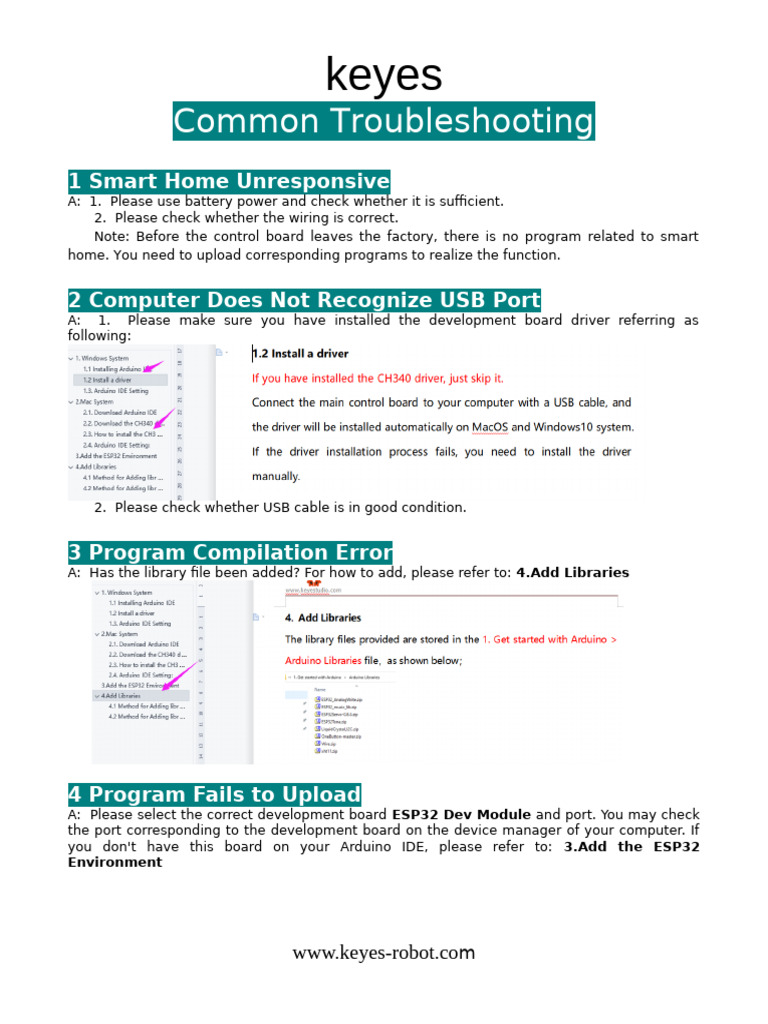 Smart Home Troubleshooting Guide | PDF