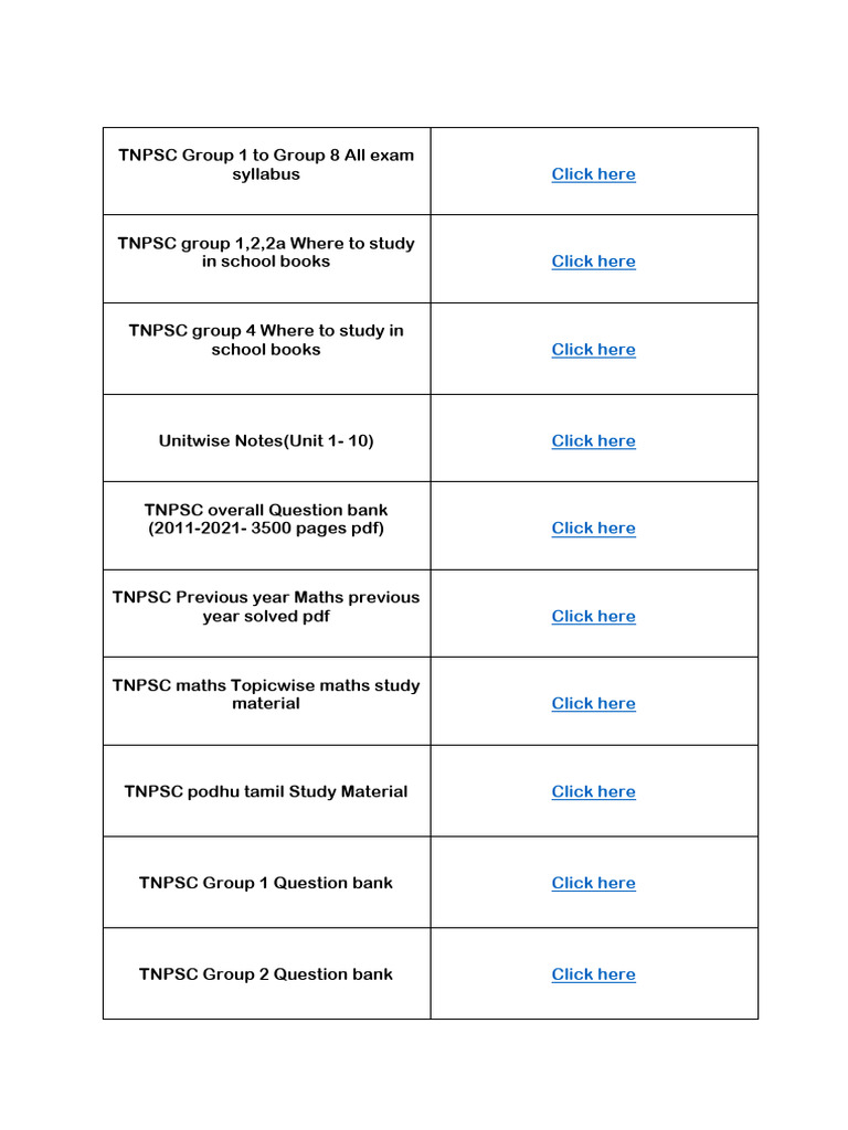 Tamil Notes Tnpscfor Genius1 | PDF