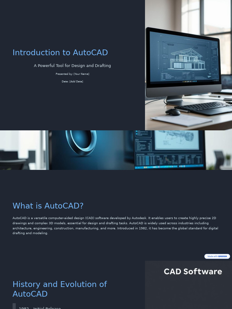 Introduction to AutoCAD (1) | PDF | Auto Cad | Technical Drawing