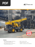 RT880E 80 Ton Crane Load Chart | PDF | Crane (Machine)