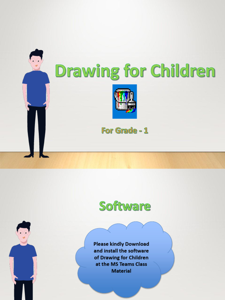 Drawing For Children App Introduction For Grade 1 | PDF | Software