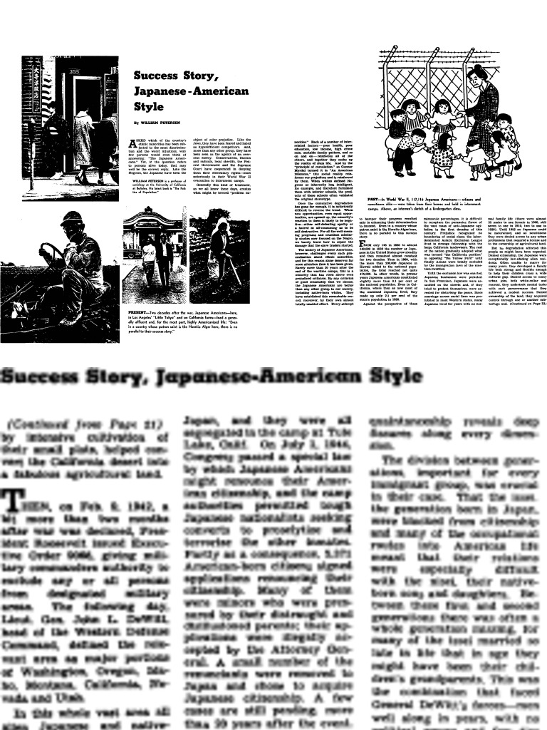 Success Story, Japanese-American Style | PDF