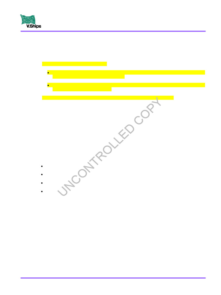 V.Ships Office Assessment Procedures | PDF | Chief Operating Officer ...