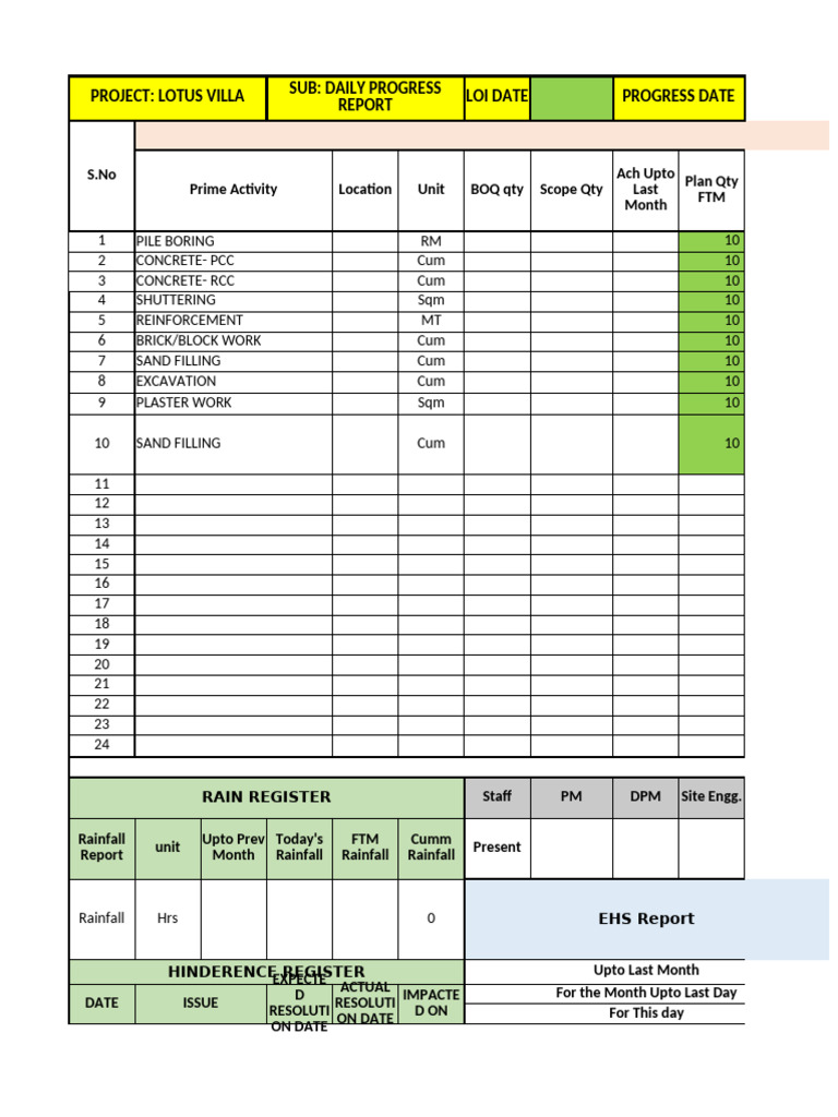 Daily Progress Report: Lotus Villa | PDF | Architectural Design ...