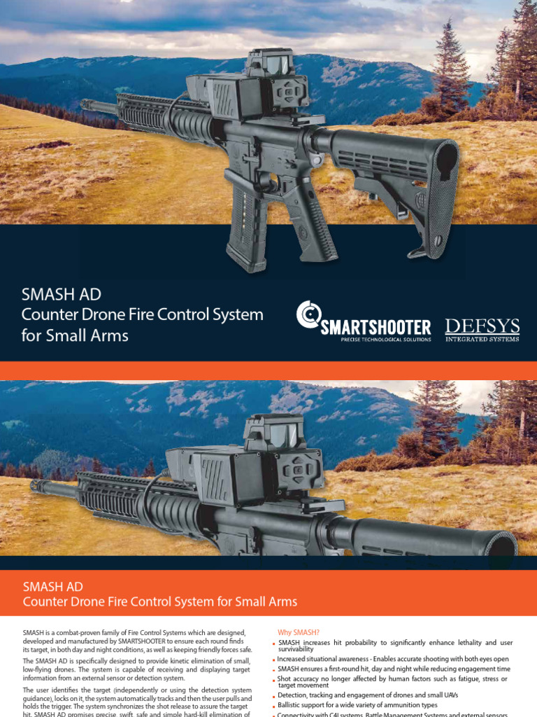 SMASH AD: Counter Drone Fire Control | PDF | Unmanned Aerial Vehicle ...