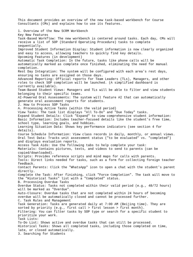 SCRM 3.1.5 - CM New Workbench Training | PDF | Information Technology ...