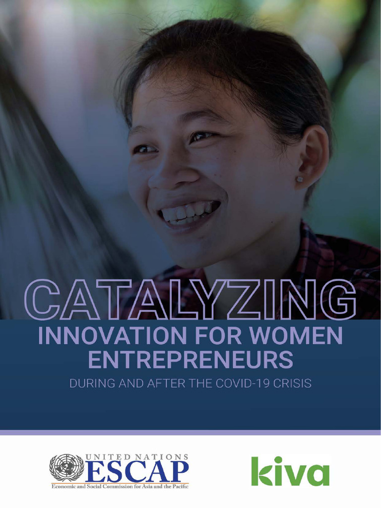 ESCAP 2021 RP Catalyzing Financial Innovation Wome | PDF | Microfinance ...