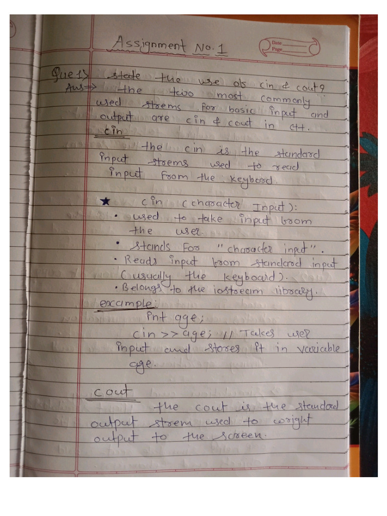 OOP Assignment No.1 | PDF