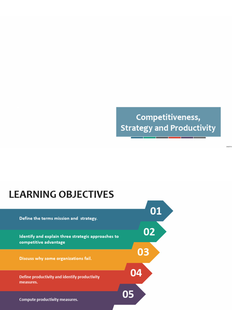 Competitiveness and Productivity Strategies | PDF | Labour Economics ...