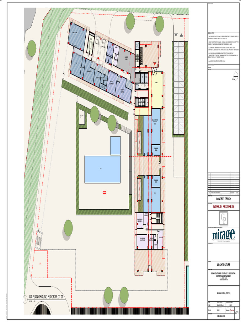Ground Floor Plan for Dubai Project | PDF
