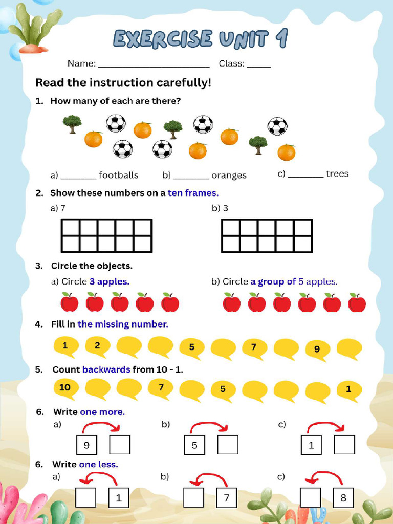 All Exercise - Math - Unit 1 | PDF