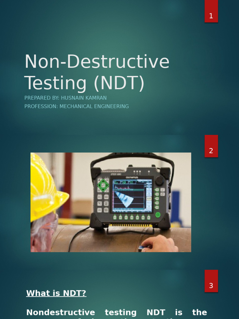 Non Destructive Testing | PDF | Magnetism | Gamma Ray