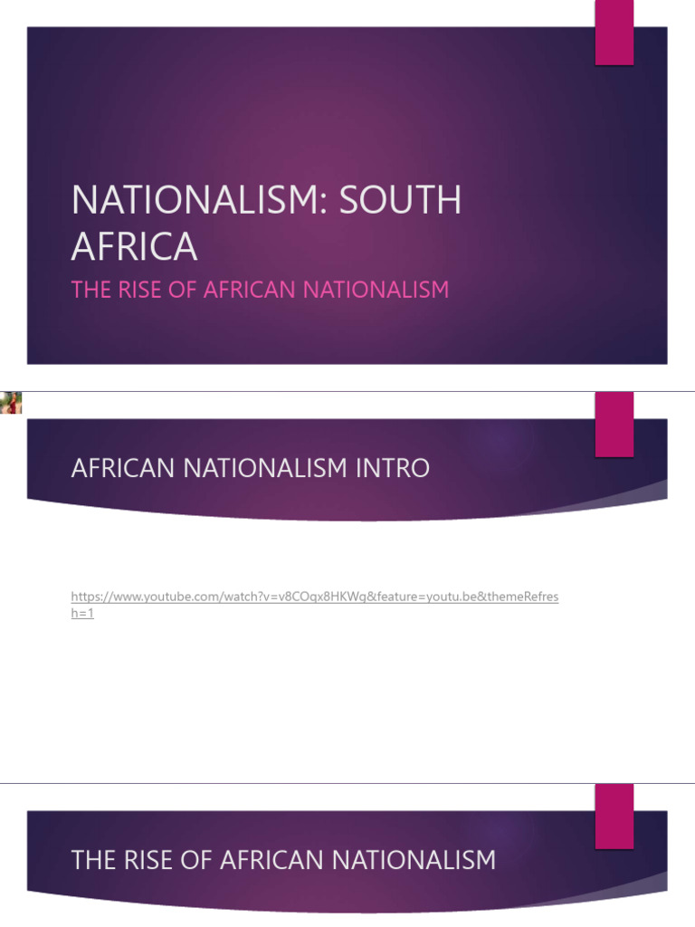 Nationalismgrade11lesson 221024231745 2c87d6ef | PDF | African National ...