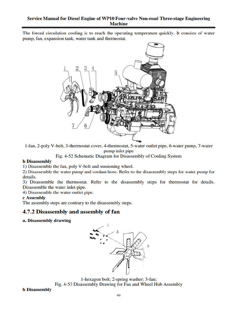 Sevice Manual For WEICHAI WP10 Diesel | PDF