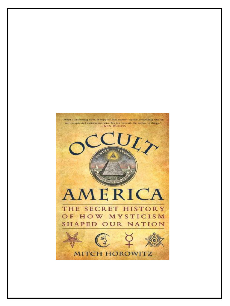 Occult America Horowitz Mitch instant download | PDF