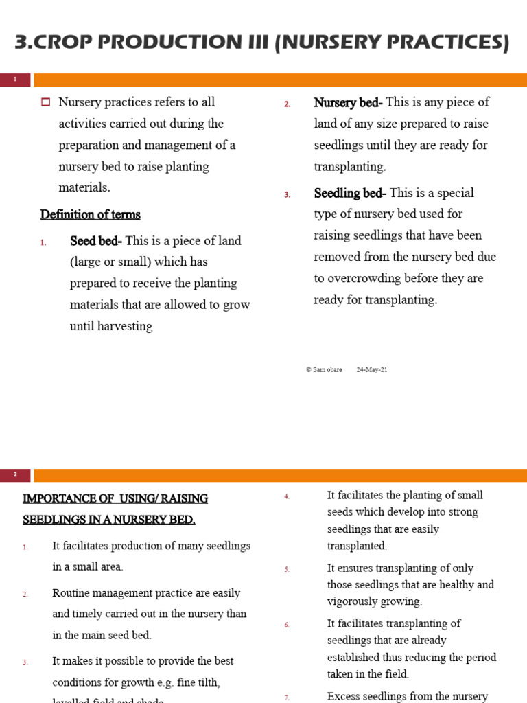 I Am Sharing '3 Nursery Practices' With You - 240303 - 095013 | PDF ...