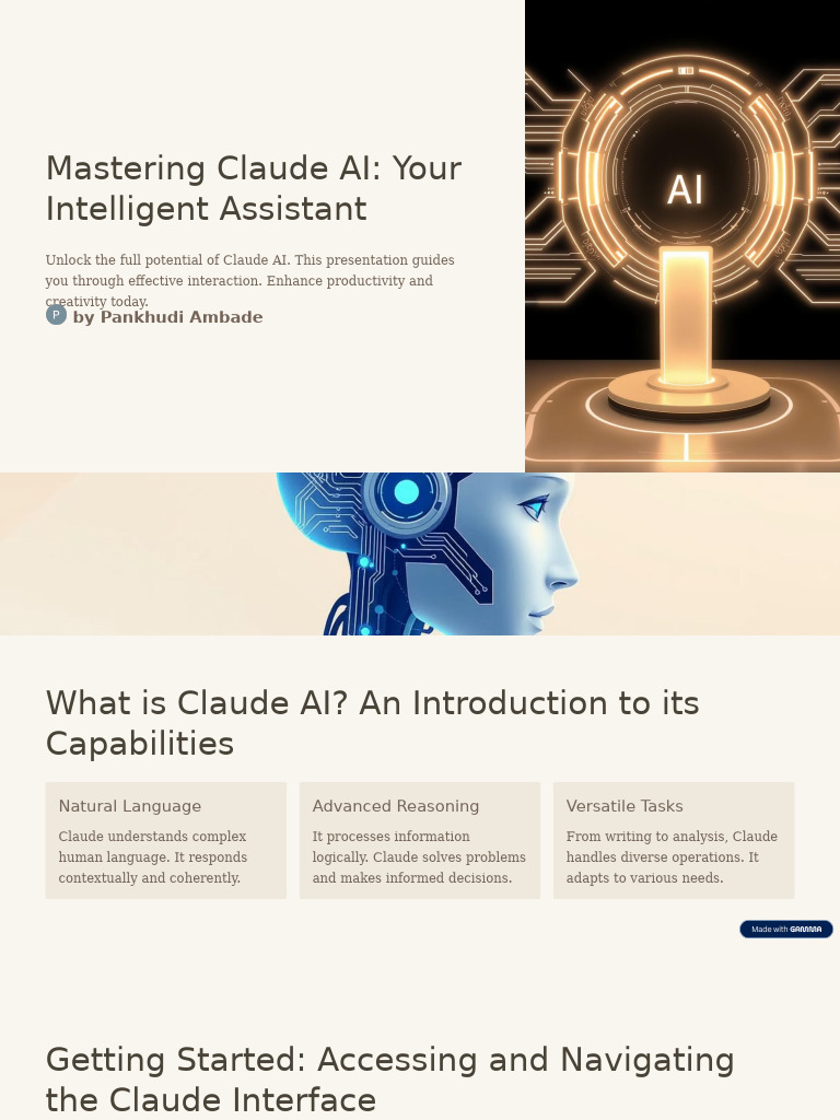 Master Claude AI: Boost Productivity & Creativity | PDF | Artificial ...