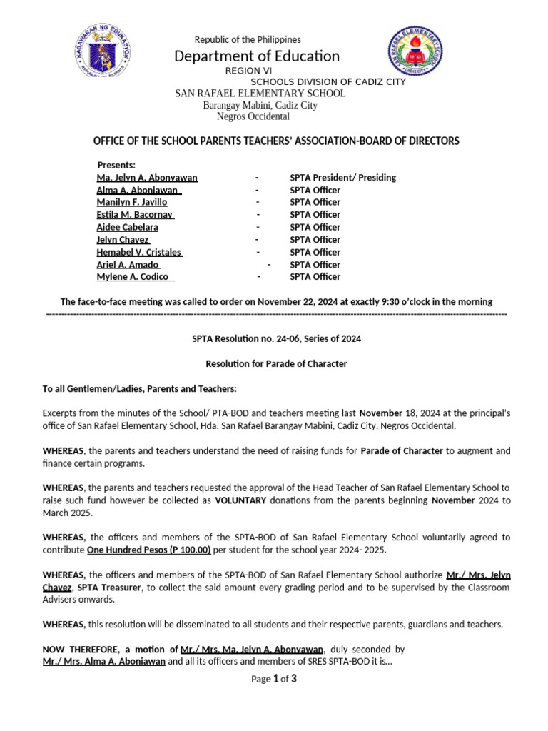 1_SPTA_BOD-resolution_sample (1) | PDF | Chess Theory | Chess