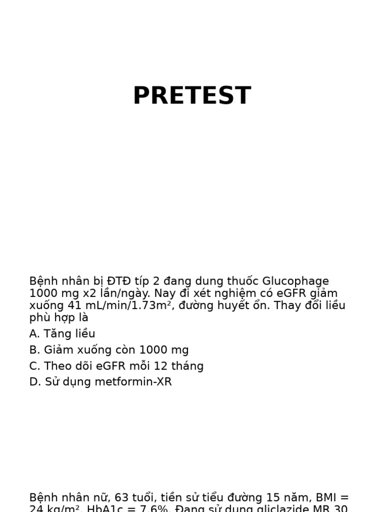 Pre Test | PDF