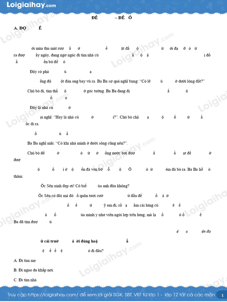 De On He Tieng Viet 2 Len 3 Co Loi Giai Chi Tiet de 8 1749003259 | PDF