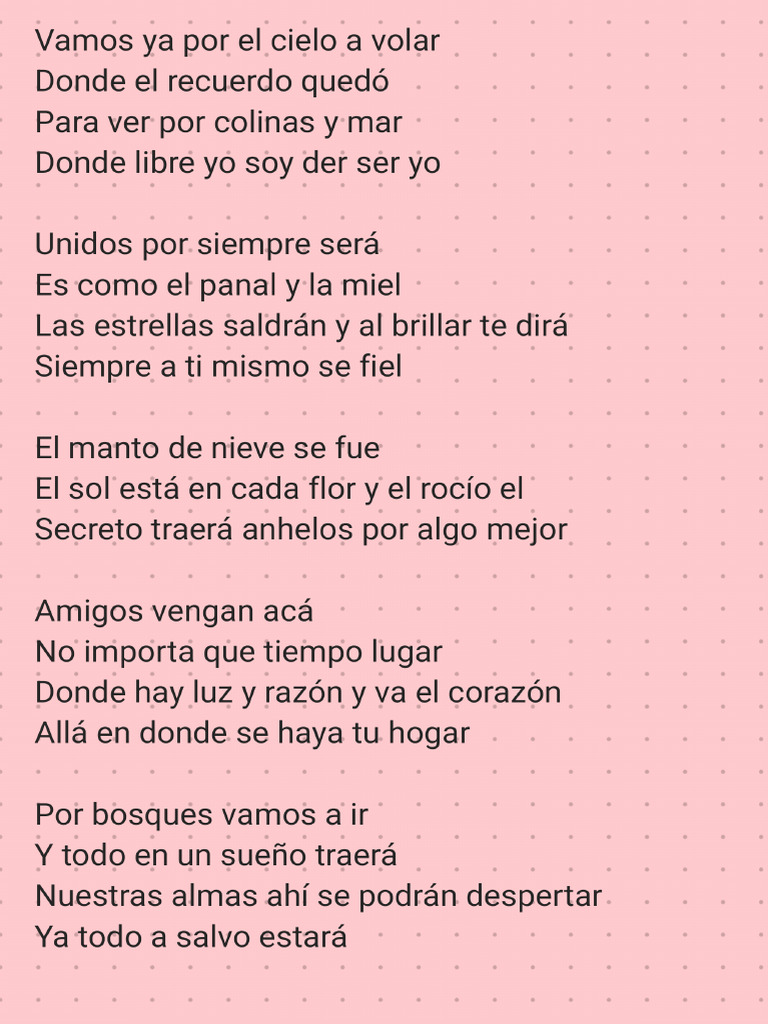 Cancion | PDF