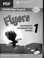 Starters 2. Authentic Examination Papers. Answer Booklet | PDF