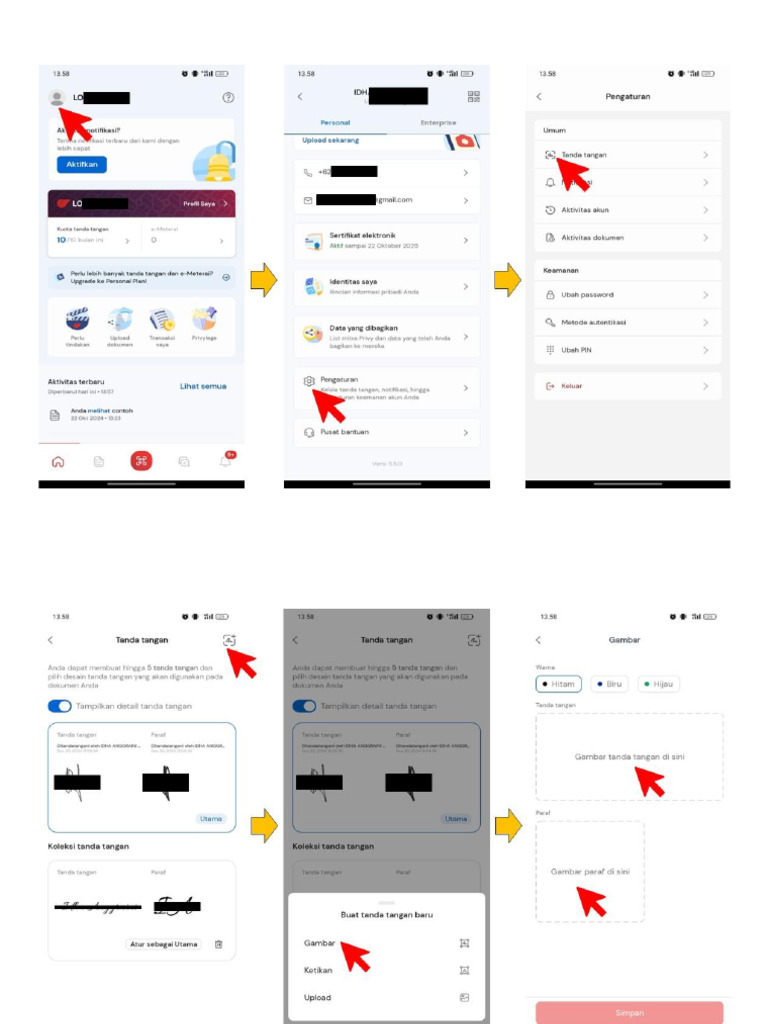 Cara Perubahan TTD Privy | PDF