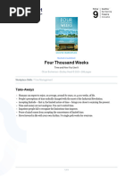 Insights on 4000 Weeks by Burkeman | PDF | Psychological Concepts ...