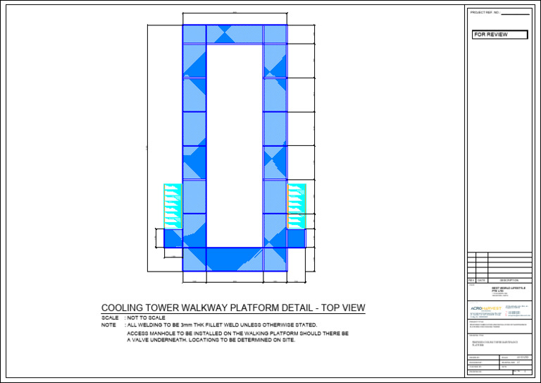 BWL Cooling Tower Platform Layout-5th Sty - 2.1 | PDF
