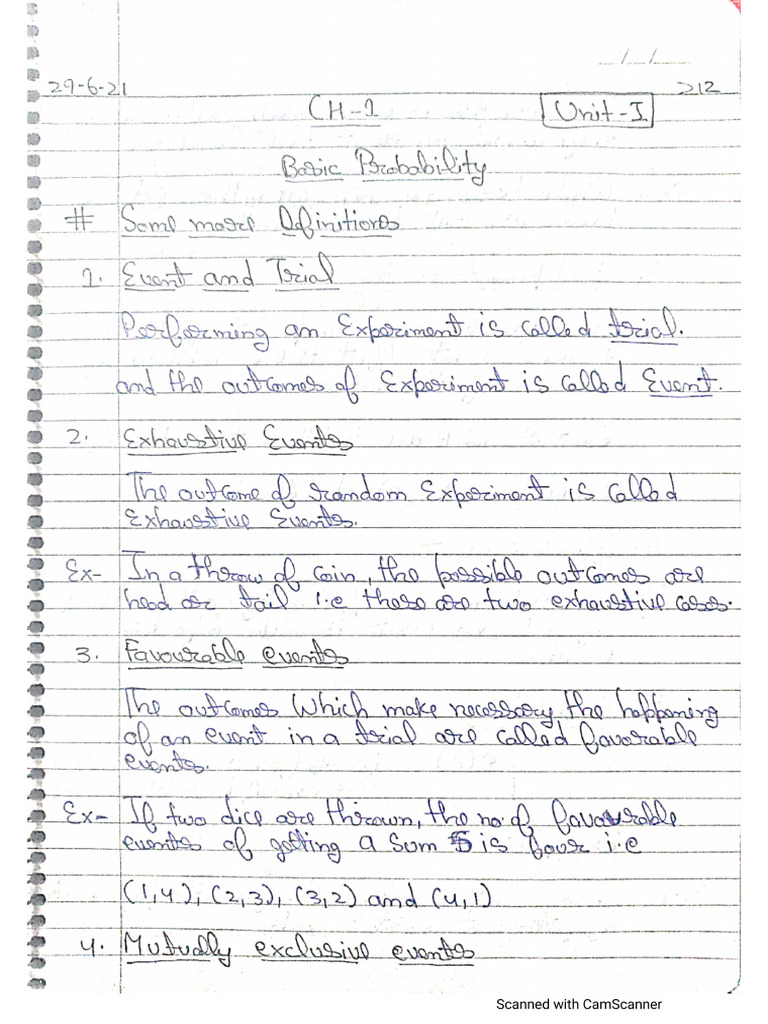 Math Unit (1, 2) | PDF