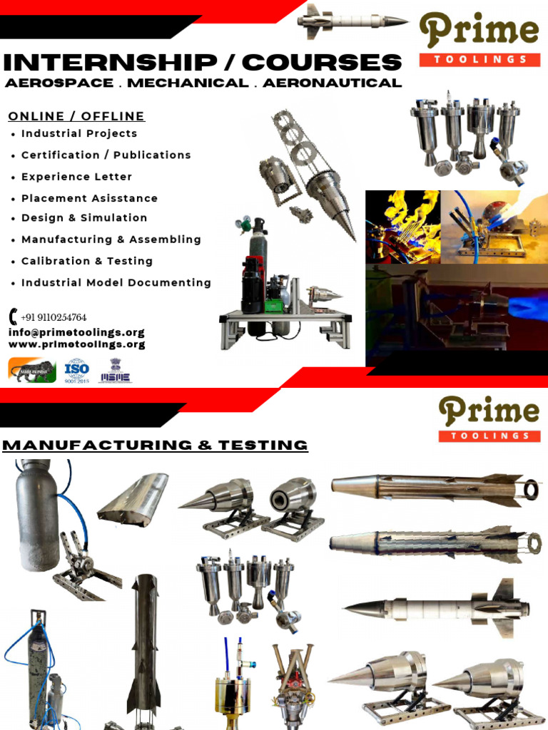 Prime Toolings Internship EXP | PDF