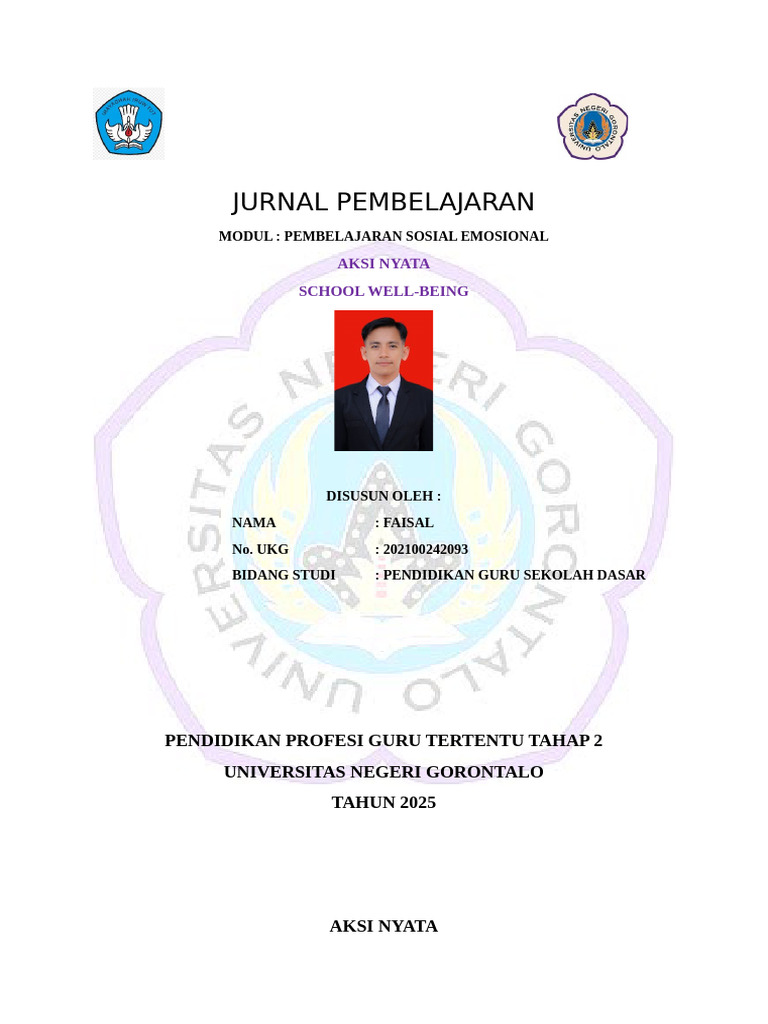JURNAL PEMBELAJARAN Faisal PSE | PDF