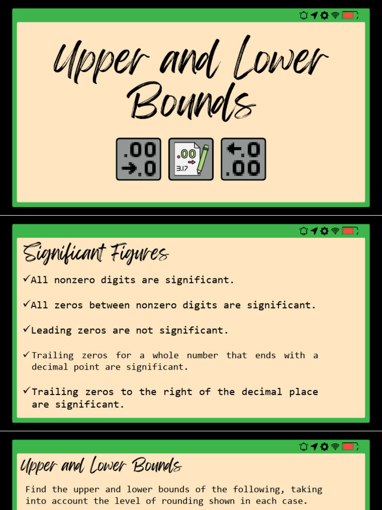 Upper and Lower Bounds in Rounding | PDF