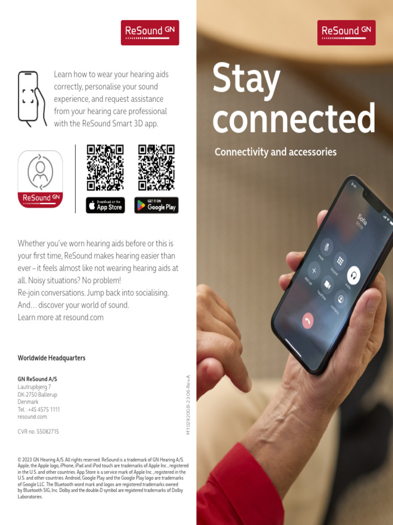 Resound Nexia Connectivity Brochure | PDF | I Pad | Hearing Aid