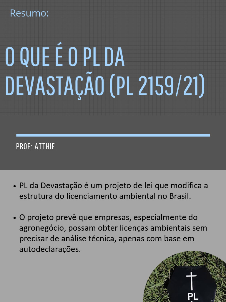 PL 2159/21: Licenciamento Ambiental Simplificado | PDF