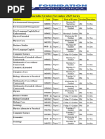 IGCSE Exam Timetable November 2025 Updated | PDF