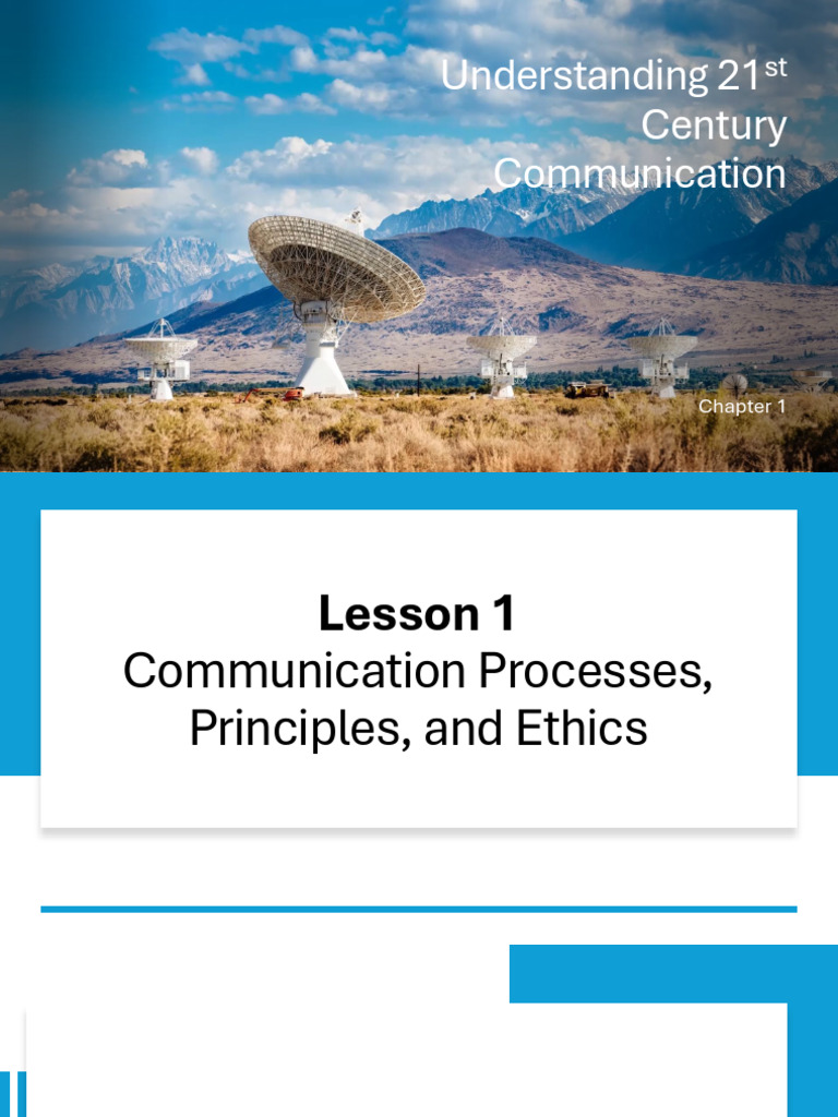 Purposive Chapter 1 Lesson 1 Communication Processes Principles and ...