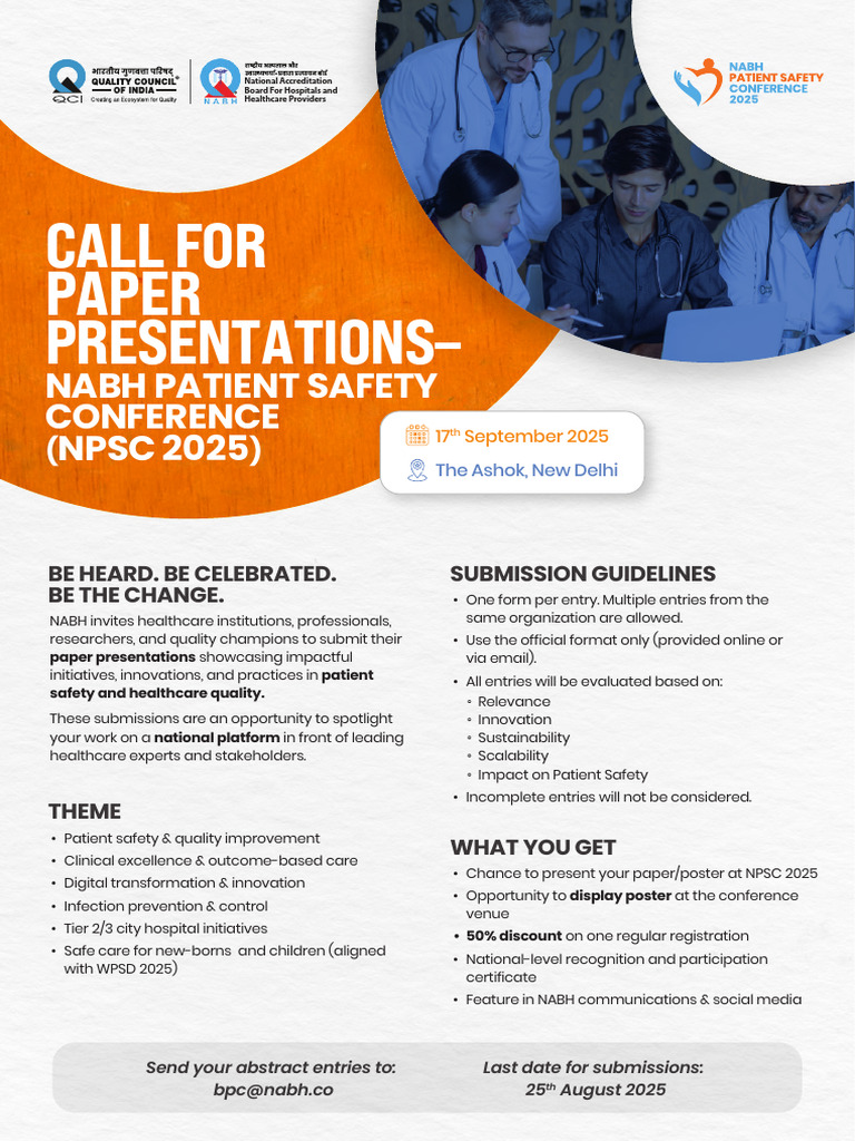NABH Paper Presentation | PDF | Patient Safety | Social Programs