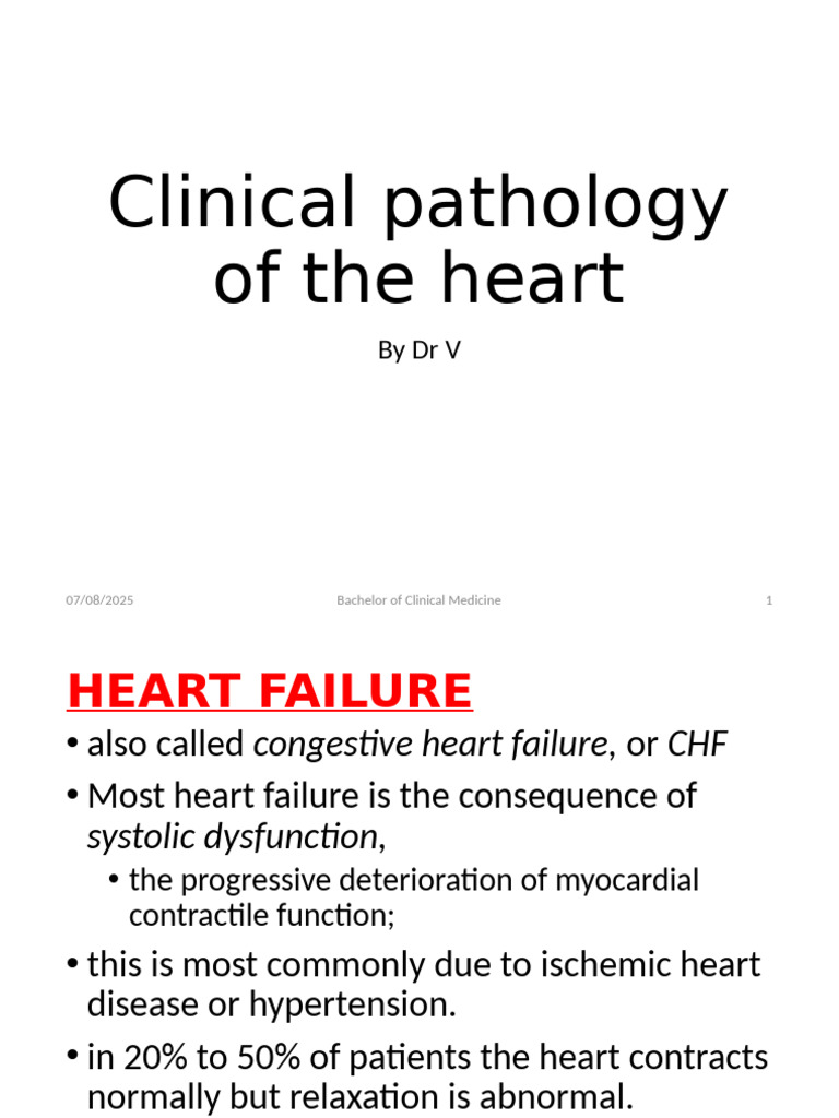 Understanding Heart Failure Mechanisms | PDF | Heart | Heart Failure
