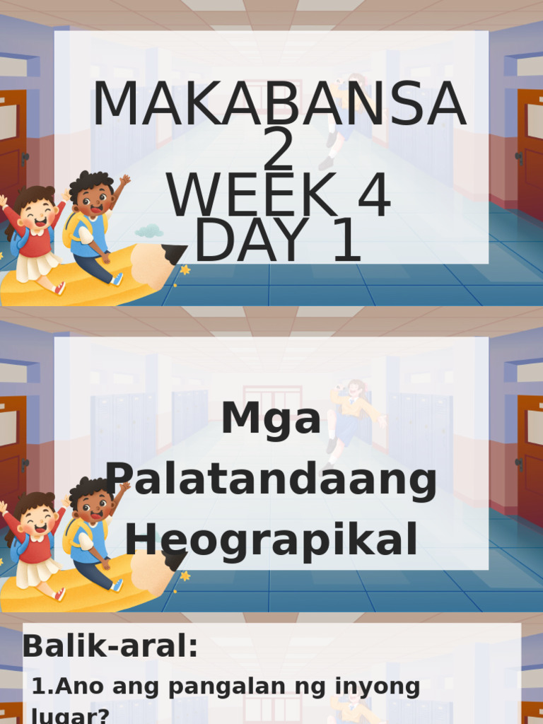G2 Makabansa PPT W4 | PDF