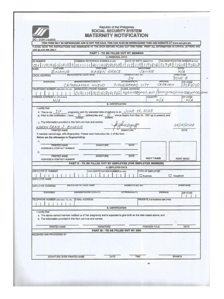 SSS M1 | PDF