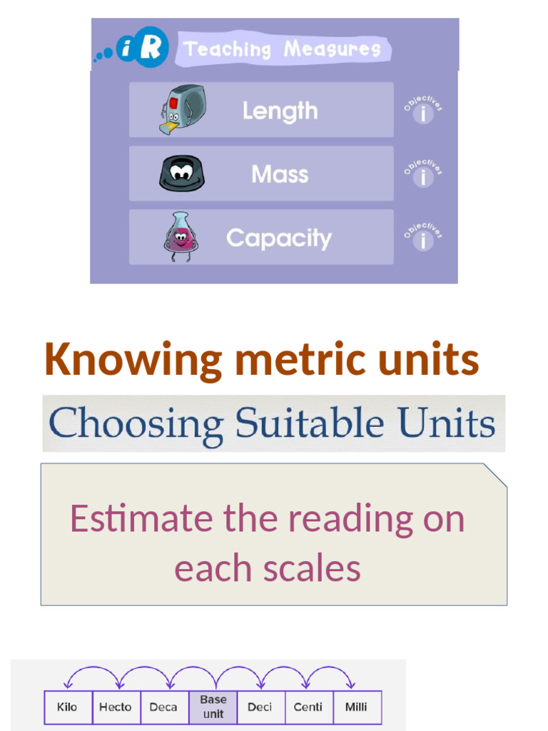 Length Mass Capacity - 9 | PDF