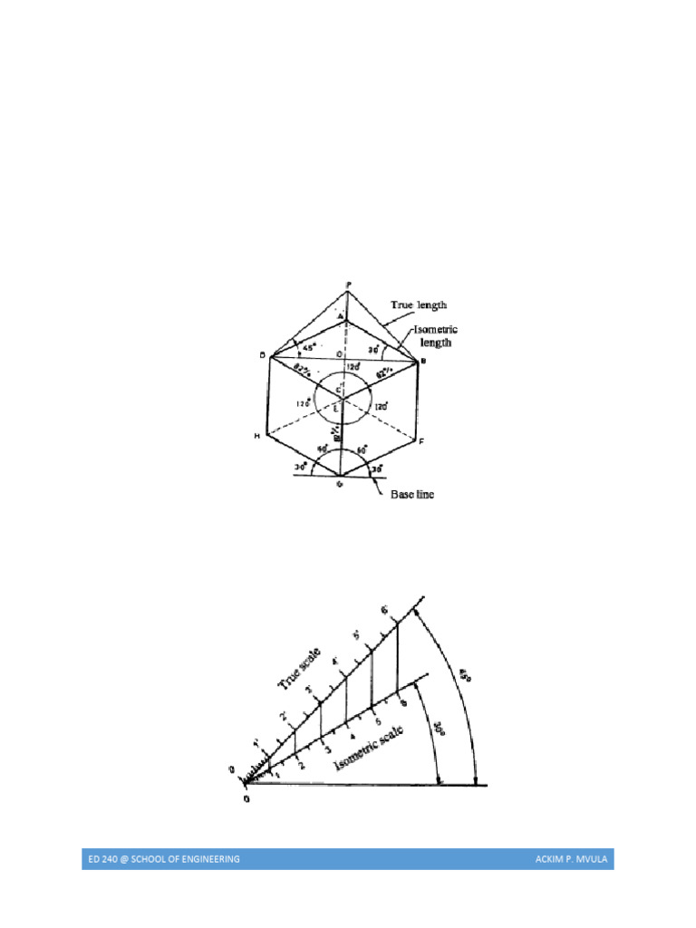 Isometric Projection | PDF | Geometry | Euclidean Geometry