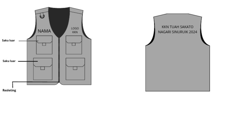 Desain Rompi KKN | PDF