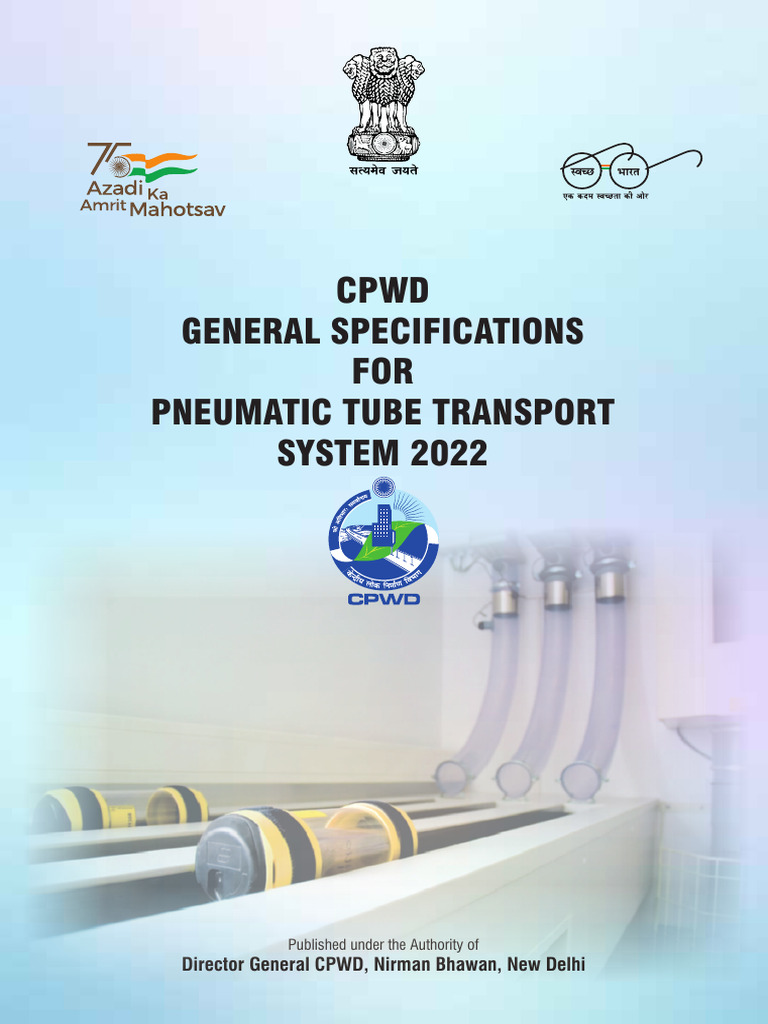 CPWD Pneumatic Tube Transport Specs | PDF | Radio Frequency ...