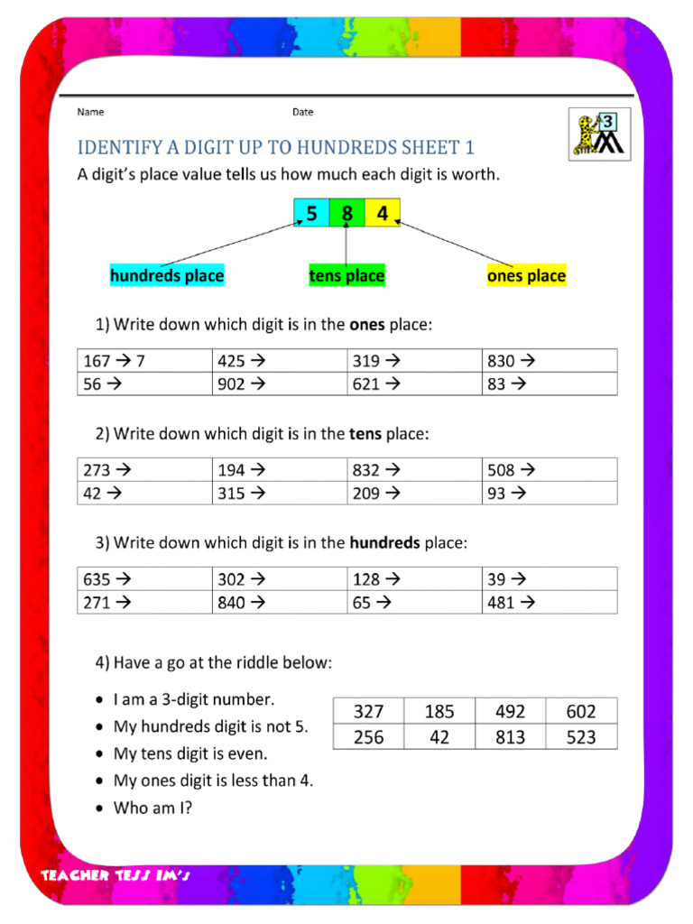 Grade 2 Place Value Worksheets | PDF