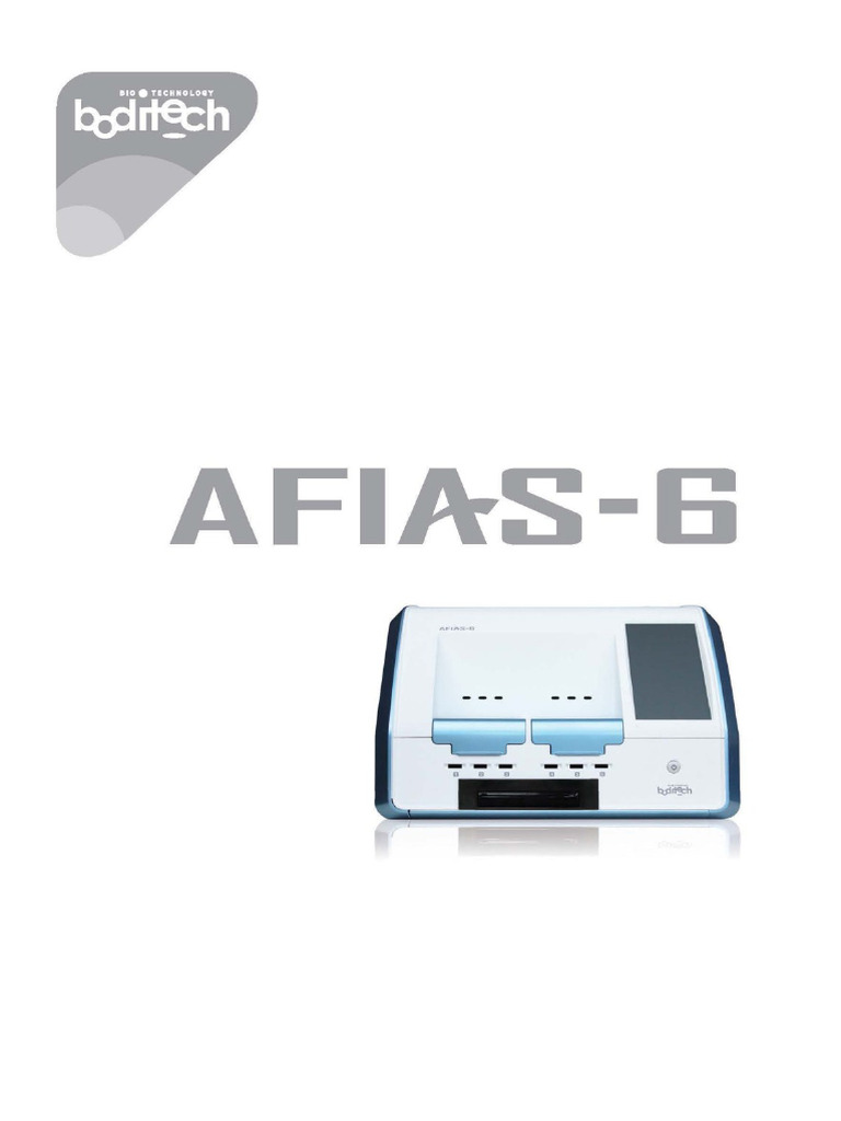 HDSD Boditech AFIAS 6 | PDF