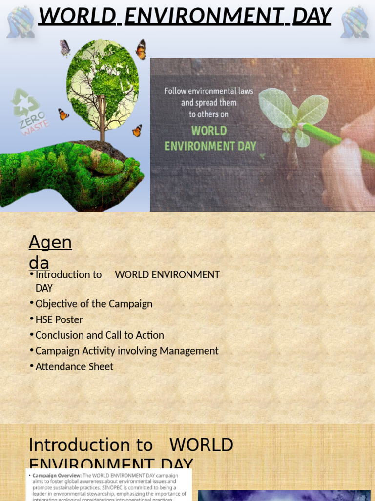 Worl Environment Day Campaign (June) | PDF
