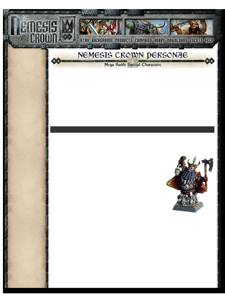 Nemesis Crown | PDF | Fantasy | Fantasy Games