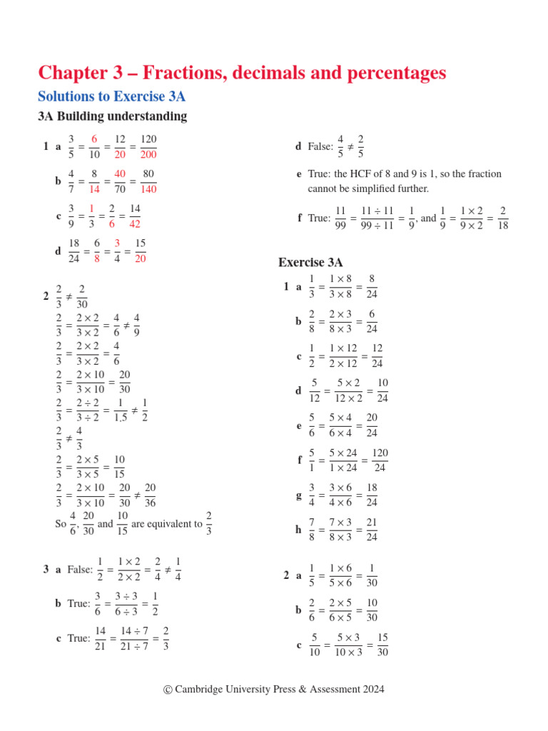 Comparing Fraction Values | PDF | Mathematical Concepts | Division ...